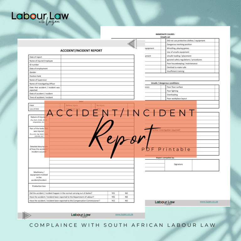 Application for Leave – Compliant with South African Labour Law ...